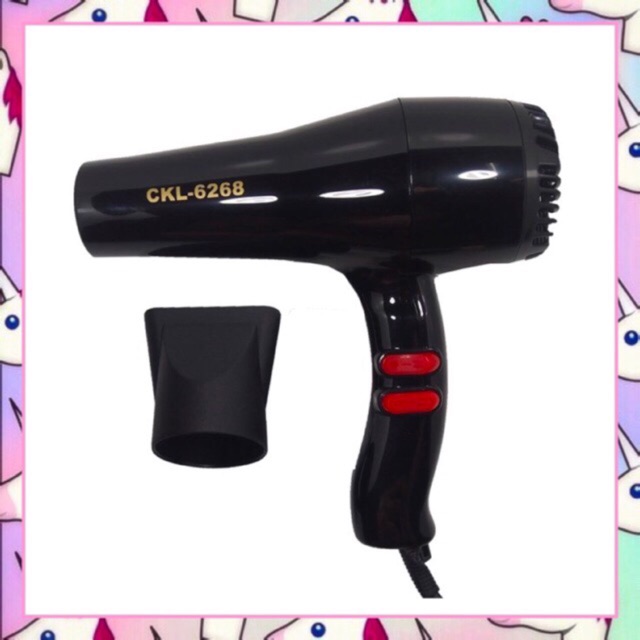 *พร้อมส่ง/ถูกสุด* ไดร์เป่าผม 1200W CKL 6268 ปรับความร้อน&แรงลมได้ รุ่นยอดฮิต | Shopee Thailand
