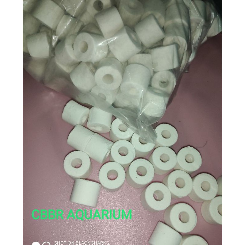 แผ่นกรองตู้ปลาเซรามิก Bio ring 500 gr | Shopee Thailand