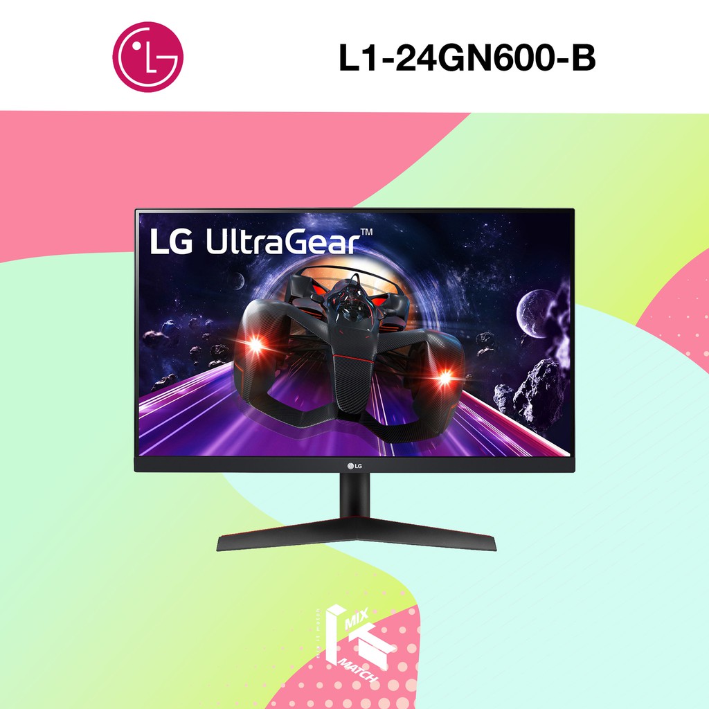 LG 24GN600-B (IPS, DP, HDMI) FreeSync 144Hz Monitor | Shopee Thailand