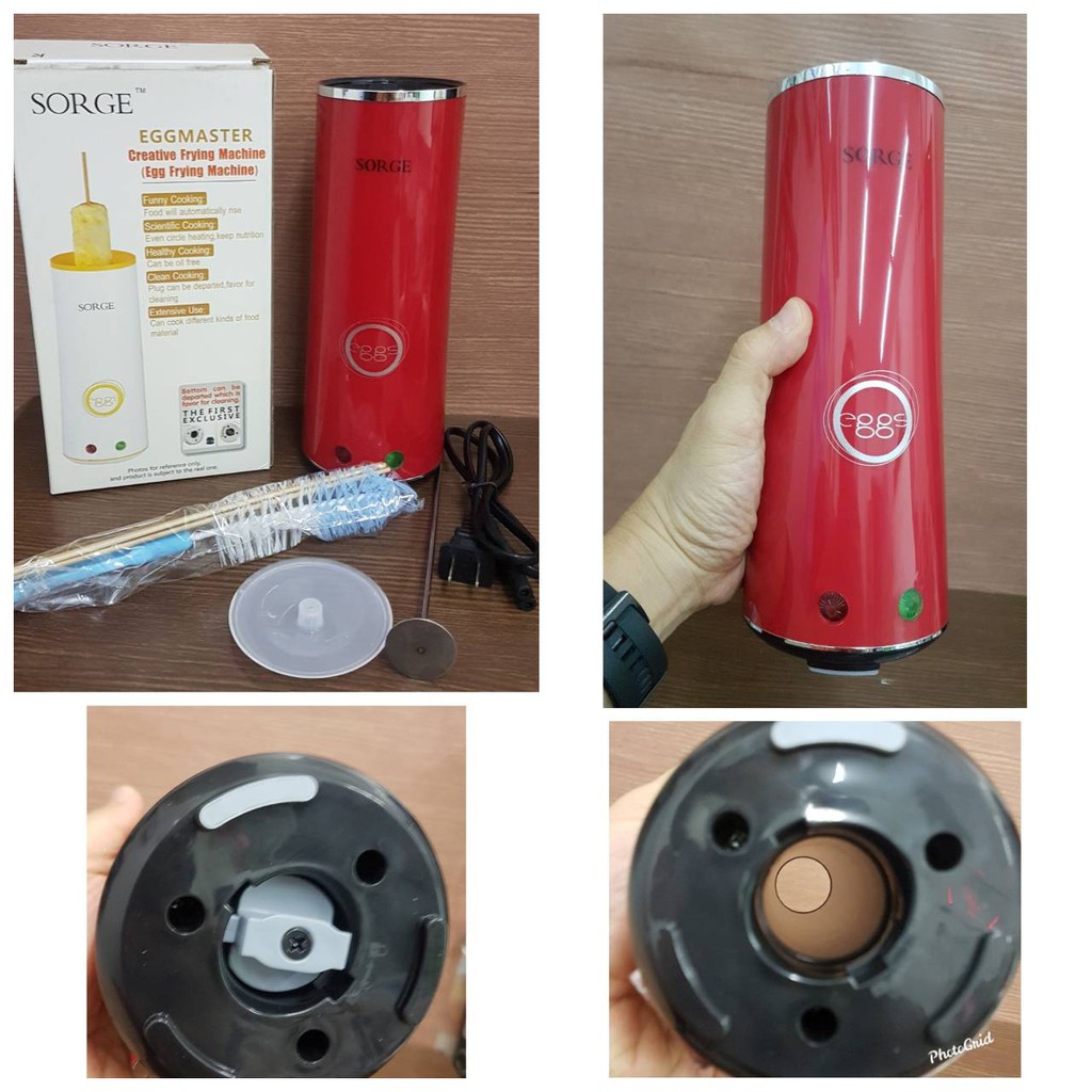 SORGE Egg master เครื่องทำไข่ม้วนไฟฟ้า ขนาดกำลังไฟ 140 วัตต์ มีไฟแสดงเตือนเมื่อทำเสร็จ ร้อนเร็ว ...