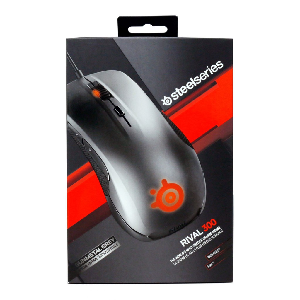 Steelseries Rival 300 Gunmetal Gray Gaming Mouse | Shopee Thailand