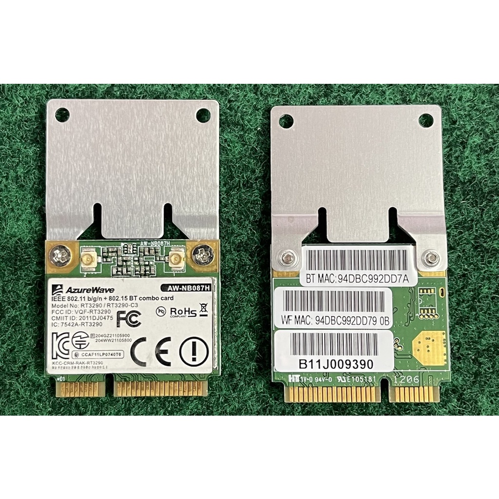 Card WiFi Notebook AW-NB087H , INTEL 7260HMW , INTEL 62205ANHMW ...