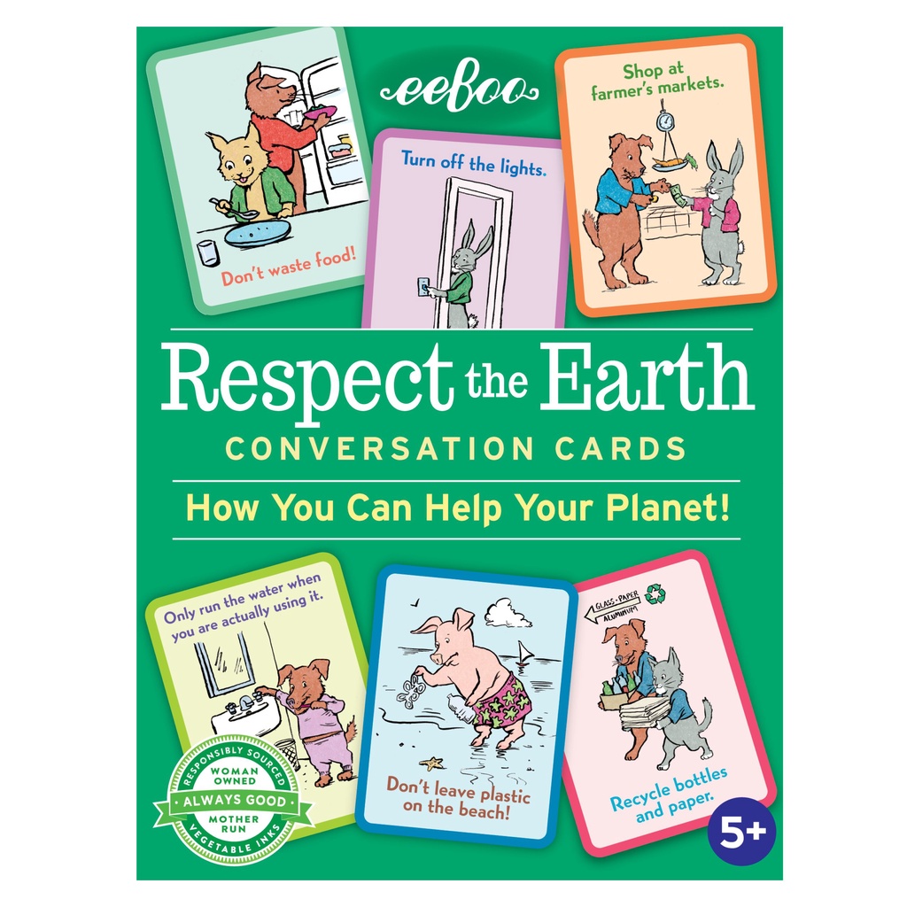 eeBoo Respect The Earth Conversation Cards_(3ED) - บัตรคำสอนเกี่ยวกับ ...