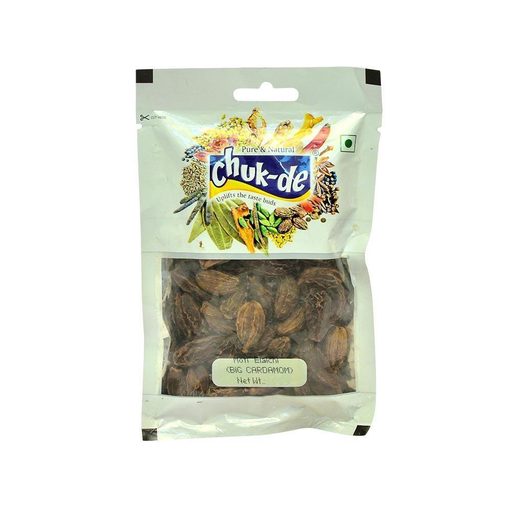 Chuk-De Black Cardamom (Moti Elaichi) 100g กระวานดำ (โมติเอลาอิชิ ...