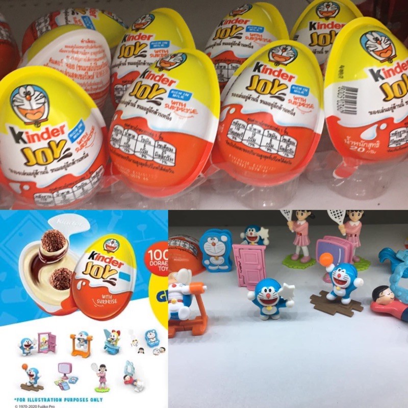 kinder joy ขนมคินเดอร์จอย รุ่นโดเรมอน ของเล่นdoraemon ได้ทั้งฟองขนม+ของเล่น | Shopee Thailand