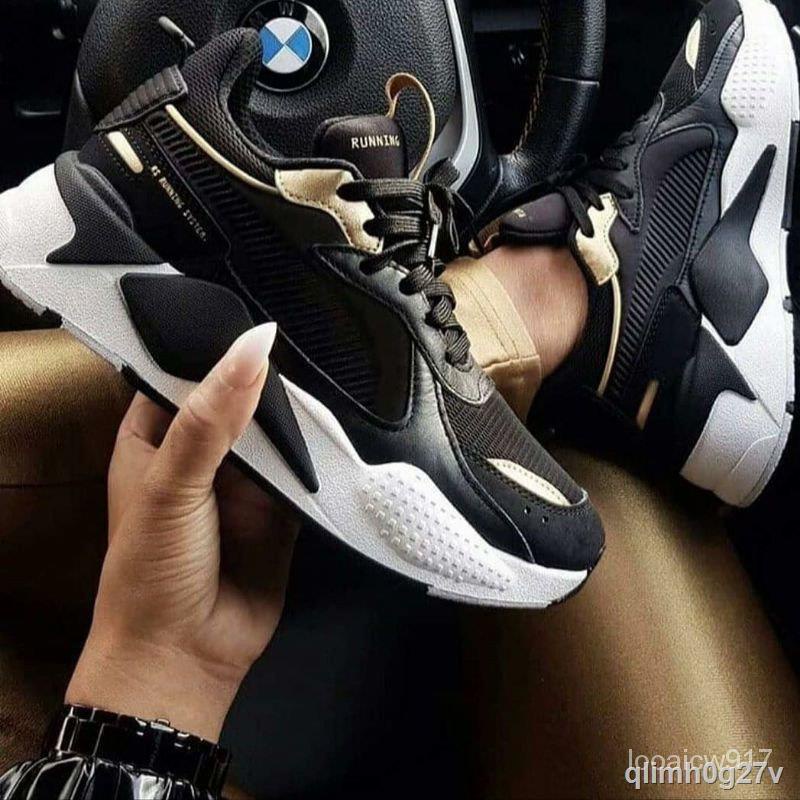 100% Original Premium ORIGINAL 100% SEPATU PUMA RsX RS-X BLACK GOLD ...