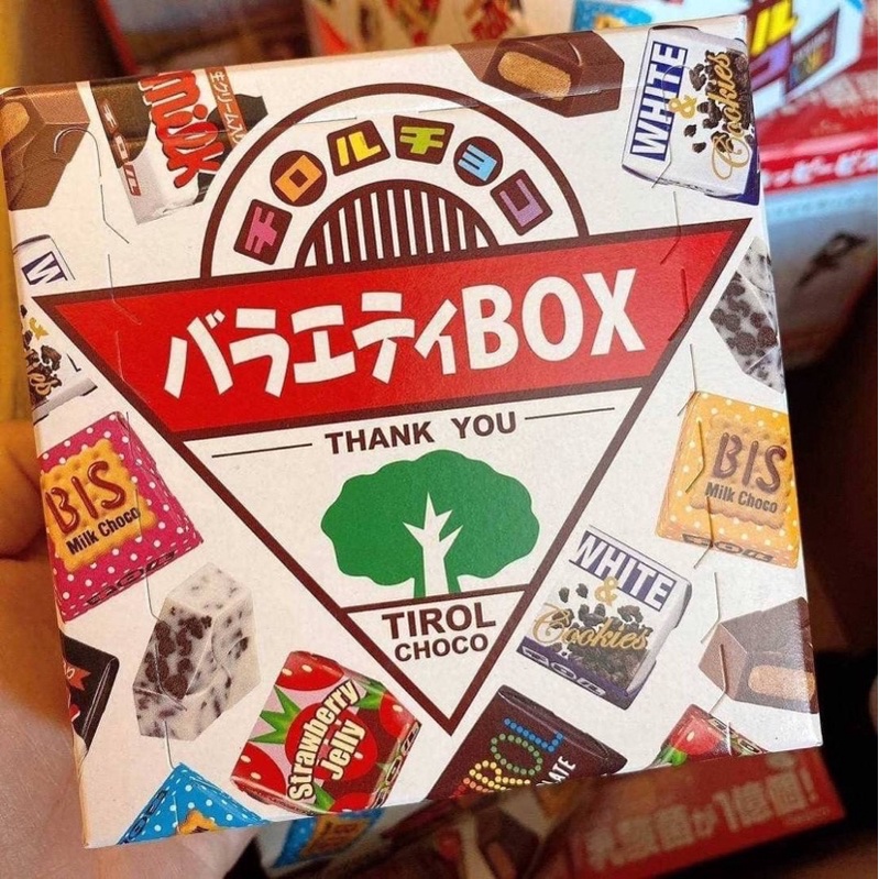 TIROL CHOCO CHOCOLATE MIX 7 FLAVOR ช็อคโกแลตญี่ปุ่น มี 7 รส คละกันใน ...