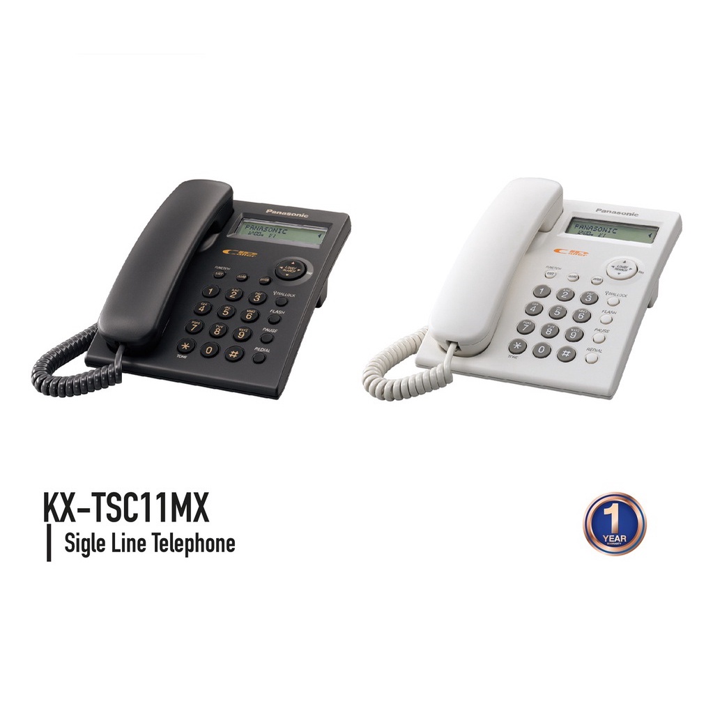 โทรศัพท์ตั้งโต๊ะ PANASONIC KX-TSC11MX (ของแท้) รับประกันศูนย์ PANASONIC ...