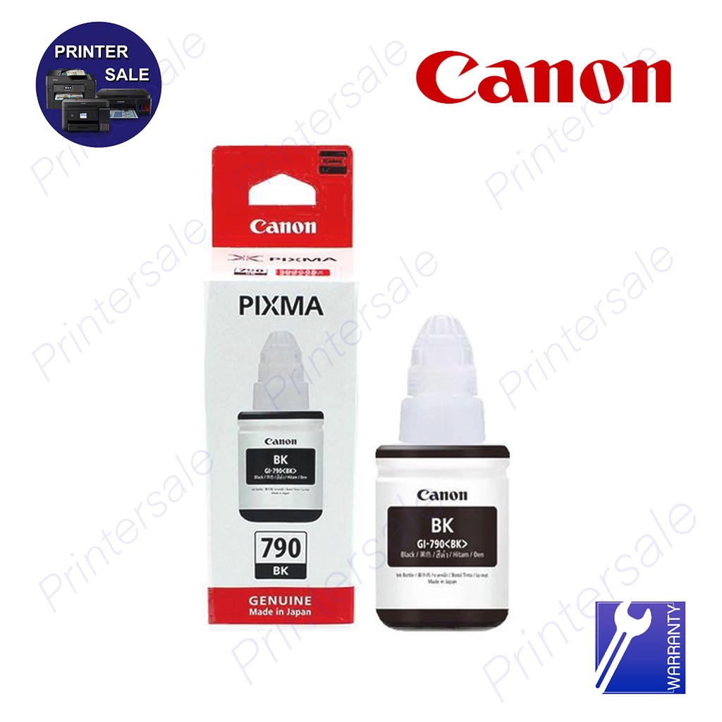 Canon GI-790 Black หมึก ขวดแท้ สำหรับ CANON แท้งแท้ G-Series | Shopee ...