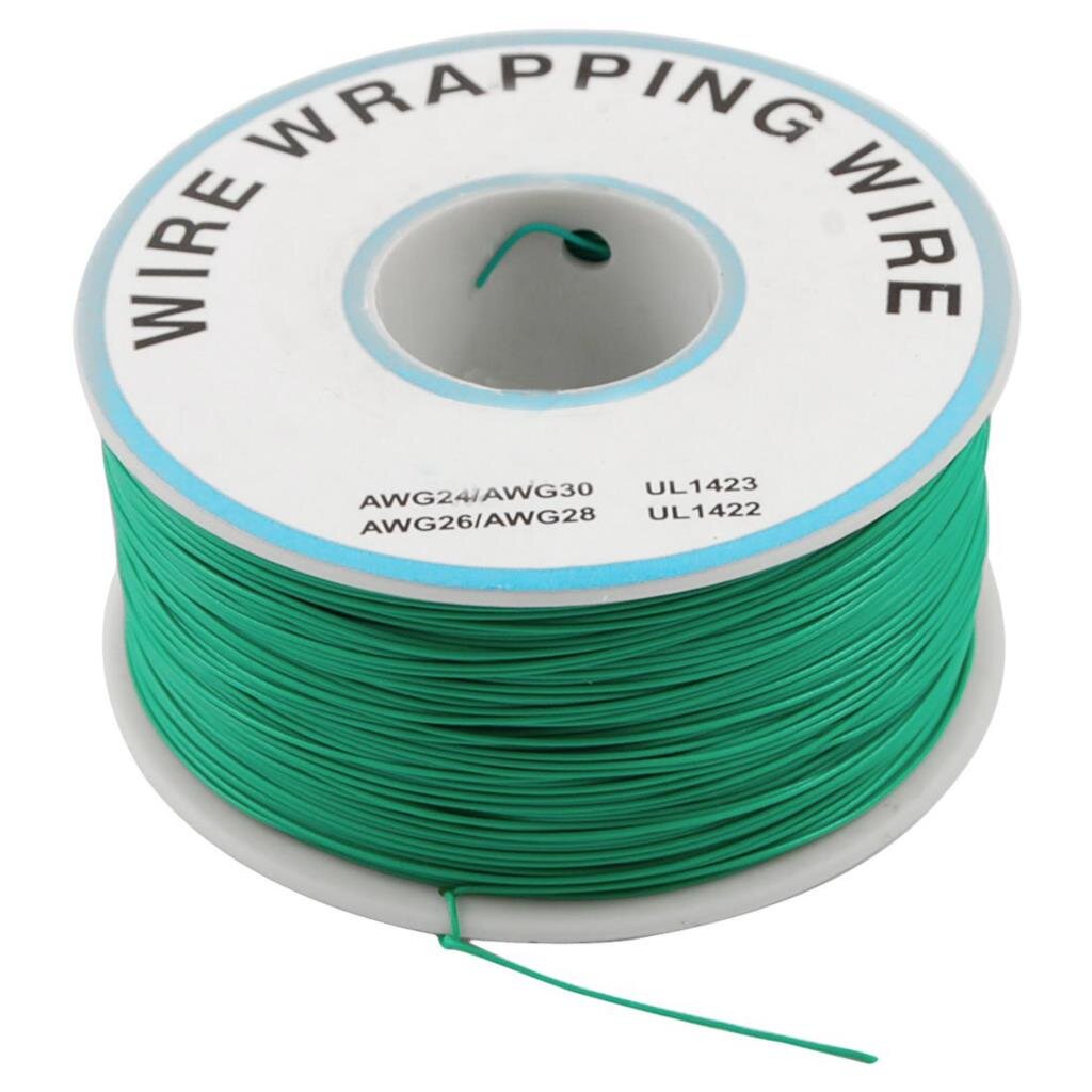 Wire Wrapping Wire 305M 30AWG 1 ม้วน (305 เมตร) สายไฟบัดกรี PCB ...