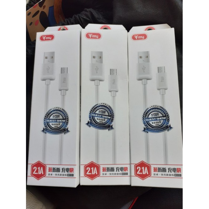 สายชาร์จโทรศัพท์ MY Faster Cable MX101 | Shopee Thailand