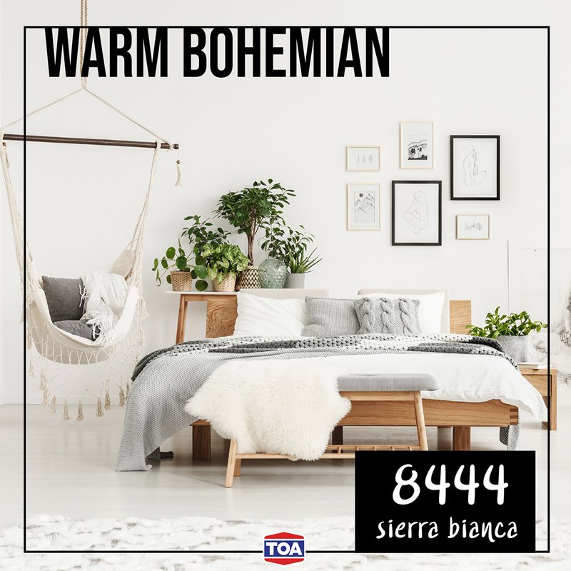 TOA Organic Care เฉดสีขาว เนียน กึ่งเงา มินิมอล ขนาด 3 ลิตร สีทาภายใน ...