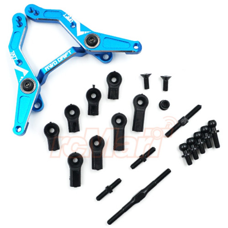 Yeah Racing ALUMINUM RWD LARGE ANGLE STEERING RACK FOR TATT-S03 (TAMIYA ...