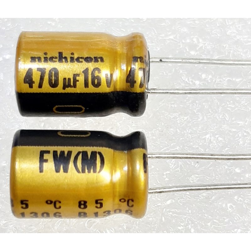 Nichicon FW 470uf 16v capacitor ตัวเก็บประจุ คาปาซิเตอร์ | Shopee Thailand