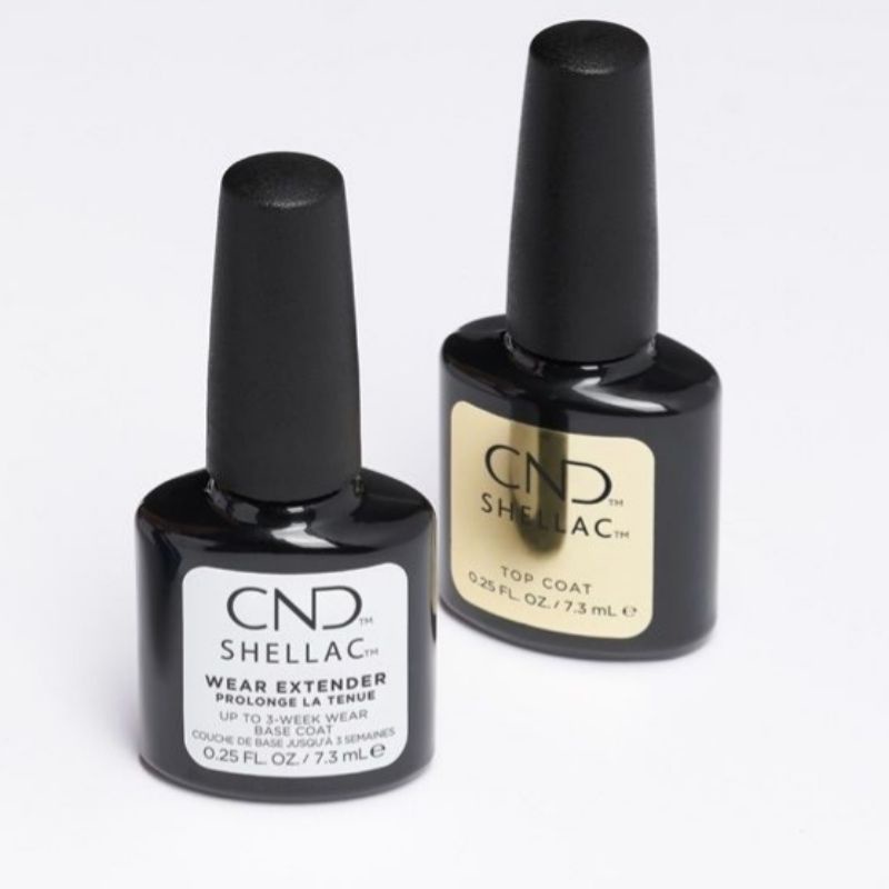 CND ของแท้ 100% จากบริษัทนำเข้า Shellac Base & Top Coat gel | Shopee ...