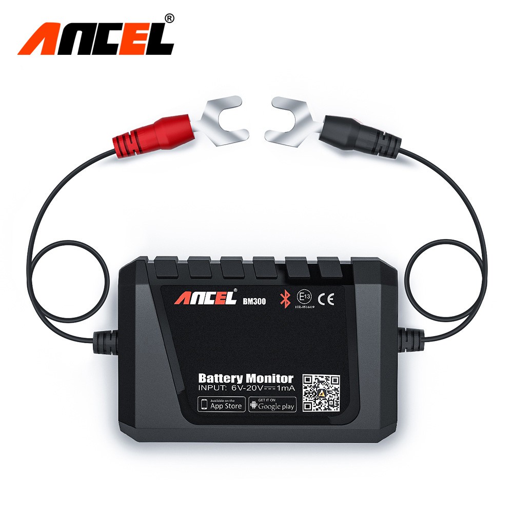 Ancel BM300-เครื่องทดสอบแบตเตอรี่รถยนต์, 12V Alert Analyzer ตรวจสอบระบบ ...