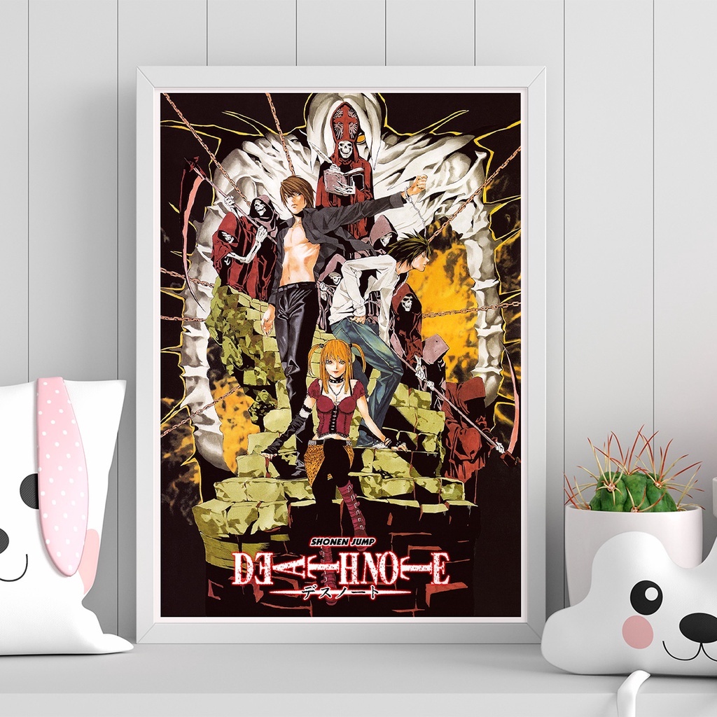 Death Note Poster デスノート โปสเตอร์ เดธโน้ต มังงะ ลึกลับ เขย่าขวัญ ขนาด ...