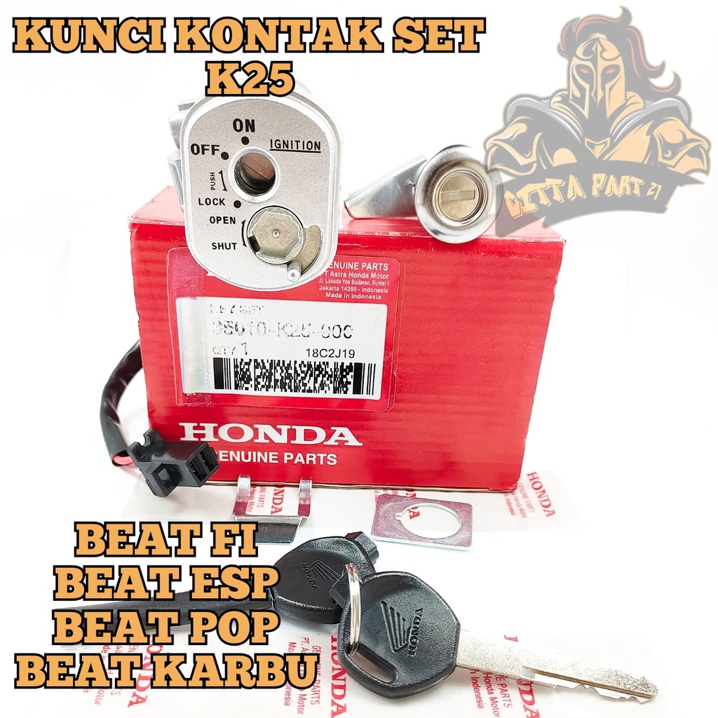 ติดต่อชุดคีย์ PLUS ที่นั่งต้นฉบับ HONDA K25 BEAT ORIGINAL QUALITY HONDA ...