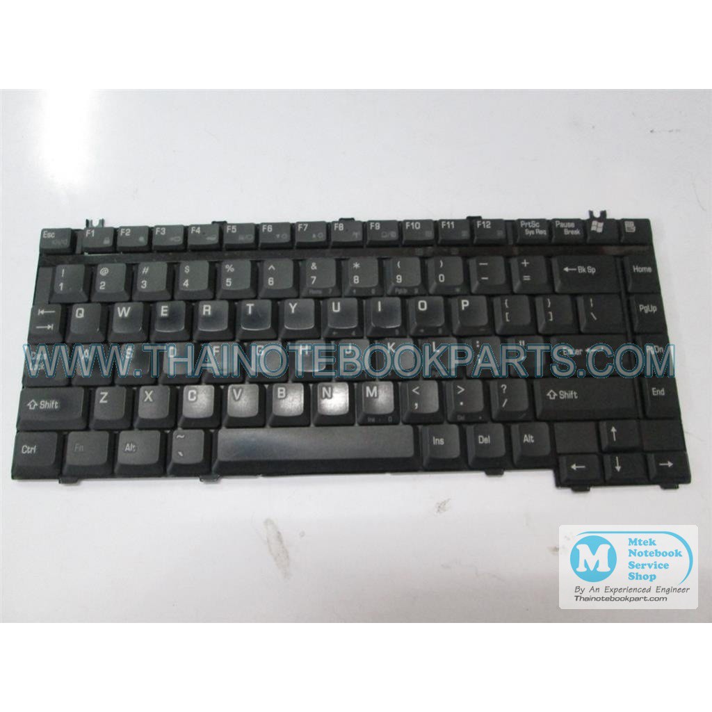 คีย์บอร์ดโน๊ตบุ๊ค Toshiba A10 A15 A20 A25 M30 M50 L32 - G83C0001K21001 ...