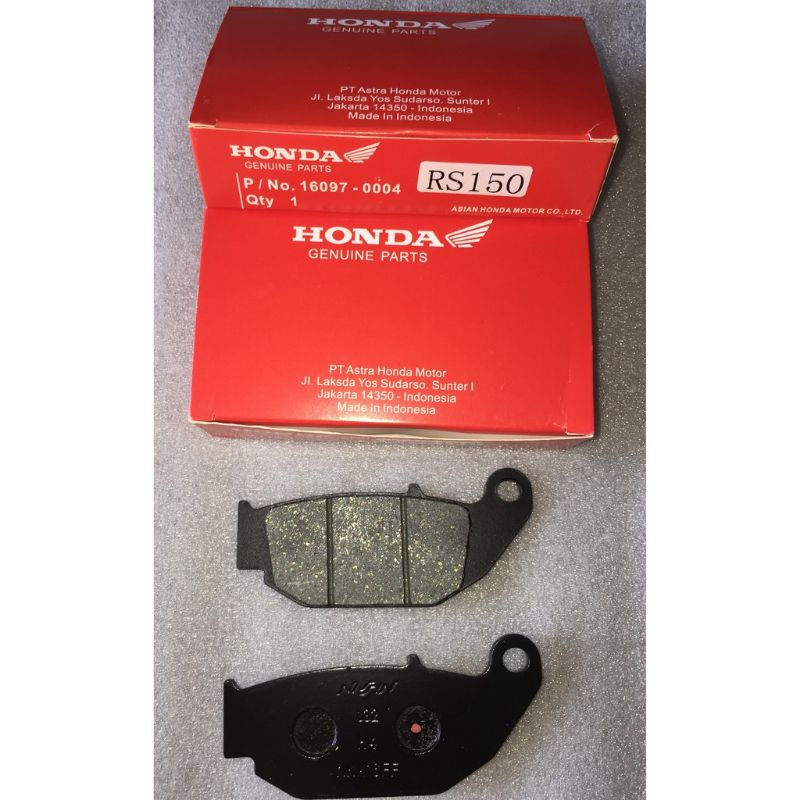RS150 RS150 REAR ผ้าเบรก/RS150R RS150 DISK BREK PAD BELAKANG | Shopee ...