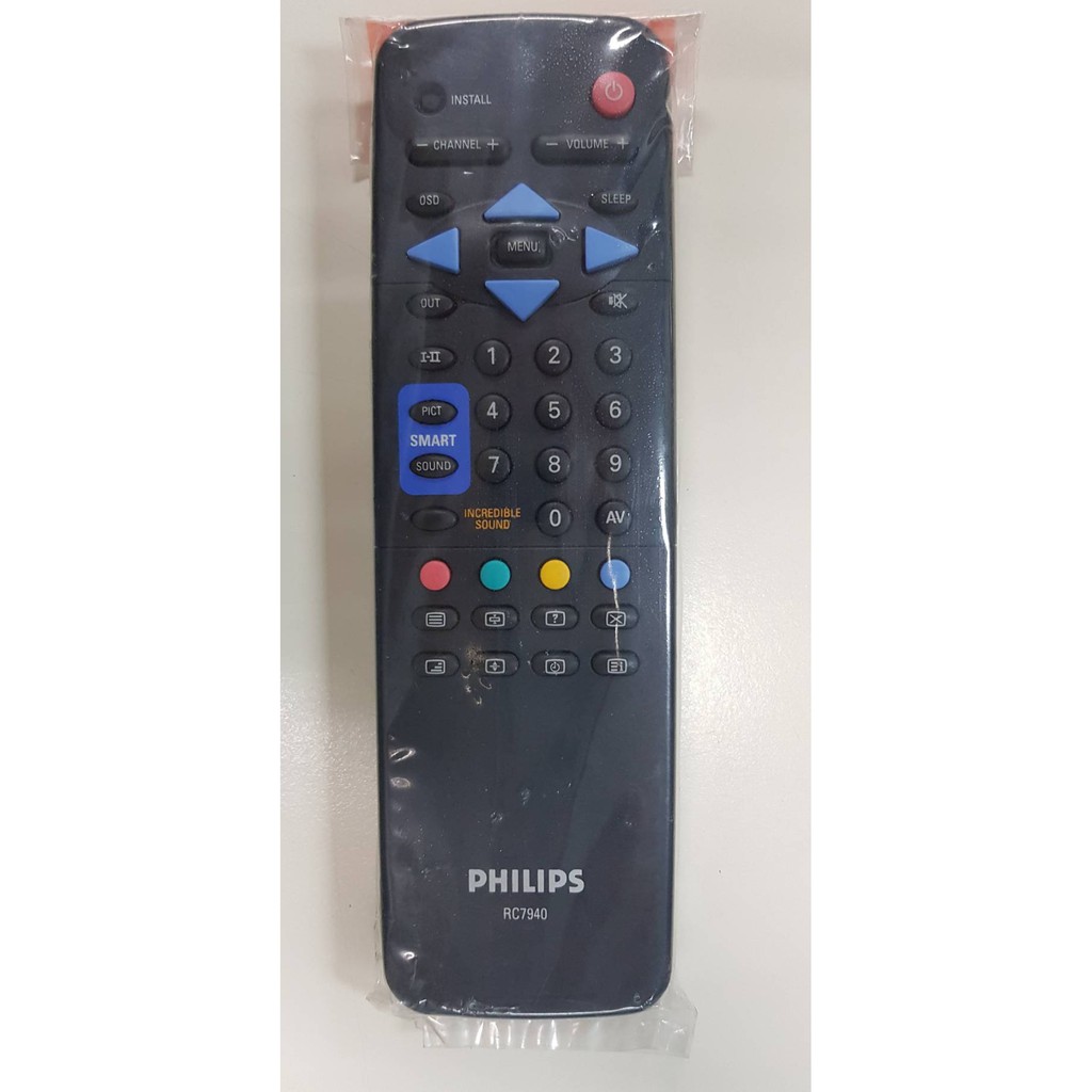 Remote TV Philips รีโมท ทีวี ฟิลลิป รุ่น RC7940 | Shopee Thailand
