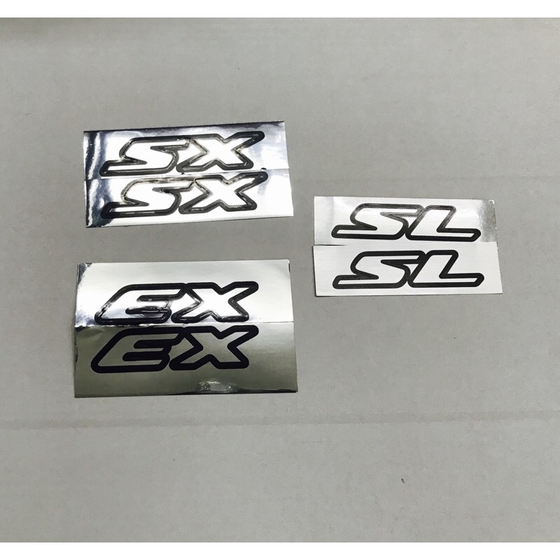 สติ๊กเกอร์ SX SL EX สำหรับรถ Dmax | Shopee Thailand