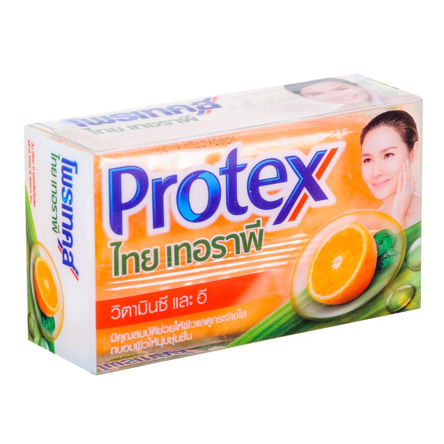 PROTEX โพรเทคส์ สบู่ก้อน ไทย เทอราพี วิตามินซี และ อี 130 กรัม | Shopee Thailand