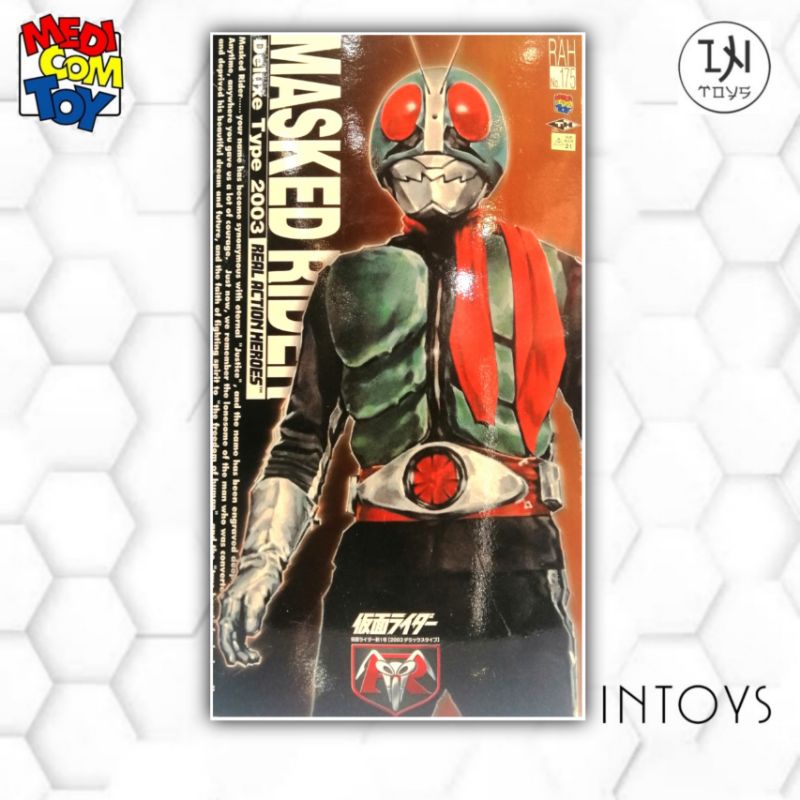 RAH DX - MASKED RIDER V1 / KAMEN RIDER V1 DELUXE TYPE 2003 ( No.175 ) 1/6 Real Action Heroes ...