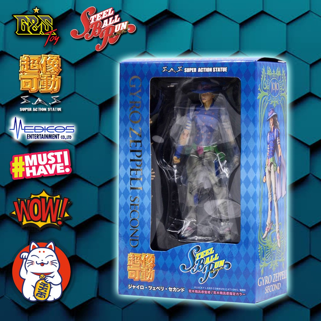 S.A.S Super Action Statue - Gyro Zeppeli Second จาก โจโจ้ / JoJo 's ...