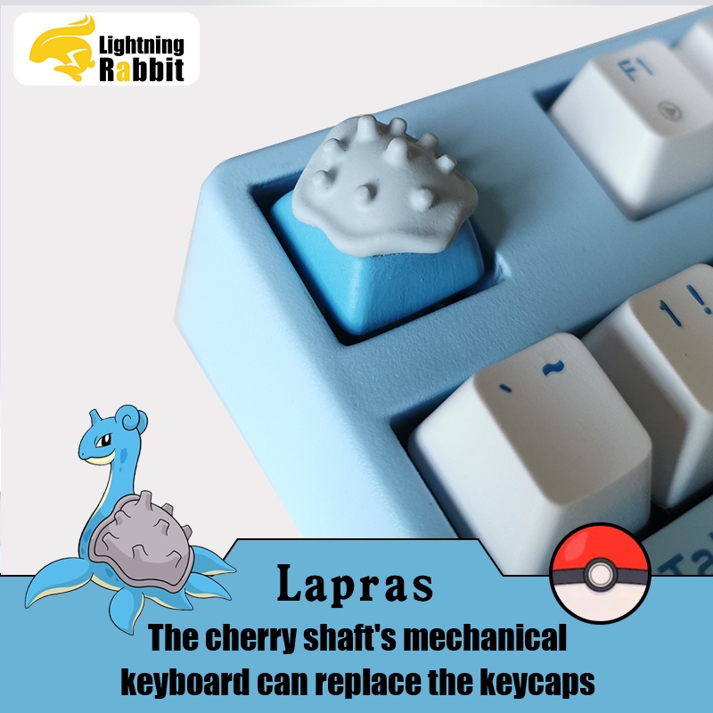 【KEYCAP】Pikachu ปุ่มกดคีย์บอร์ด พลาสติกเรซิ่น ลายปิกาจู โปเกม่อน R4 OEM ...