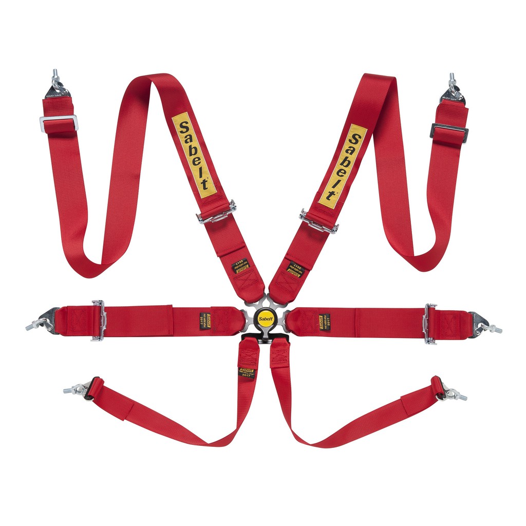 เข็มขัดนิรภัย Sabelt 6-Point FIA | Shopee Thailand