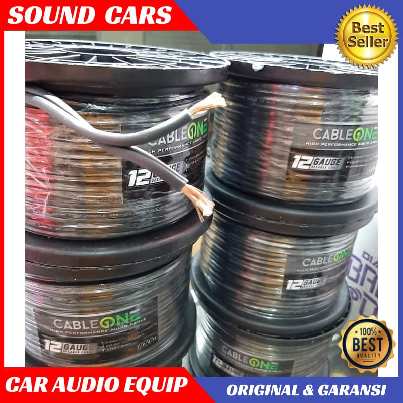 สายเคเบิ้ลลําโพง 12 Awg 2 Way 2 Awg Cableone คุณภาพดี | Shopee Thailand