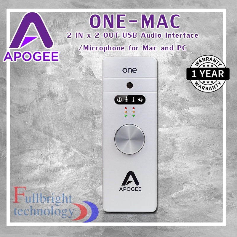 Apogee ONE-MAC : Audio Interface, 24-bit/96kHz 2-channel iOS/USB รับ ...