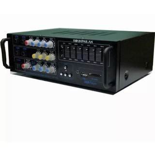 แอมป์ ขยายเสียง บ้าน เครื่องขยายเสียง 2000W PMPO AMPLIFIER Bluetooth ...