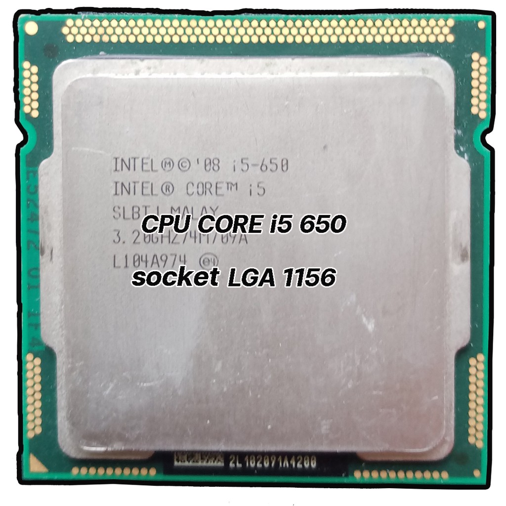 CPU Core i5-650 socket1156 | Shopee Thailand