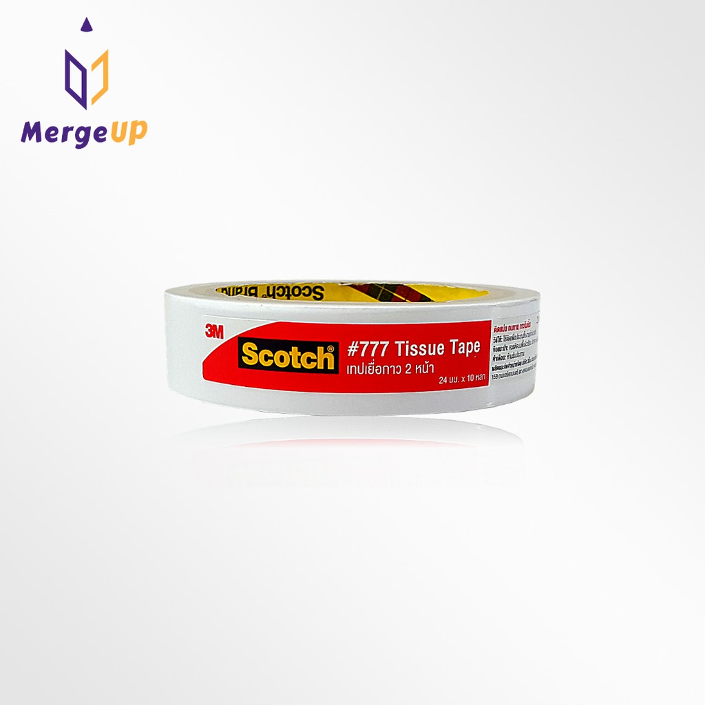 เทปกาวสองหน้า เทปเยื่อ #777 3M เทป สติ๊กเกอร์ กาว2หน้า | Shopee Thailand