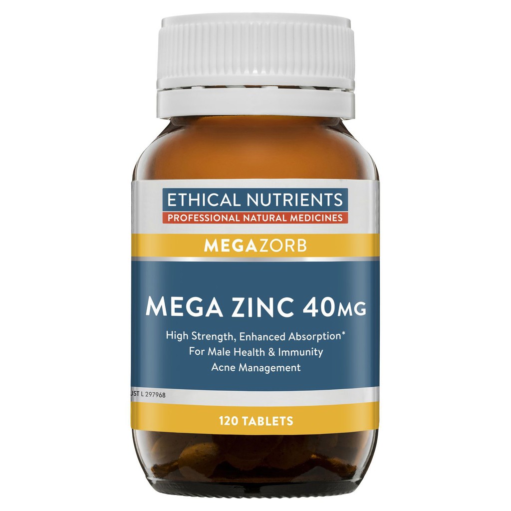 Ethical Nutrients สูตร MEGAZORB Mega Zinc 40mg | Shopee Thailand