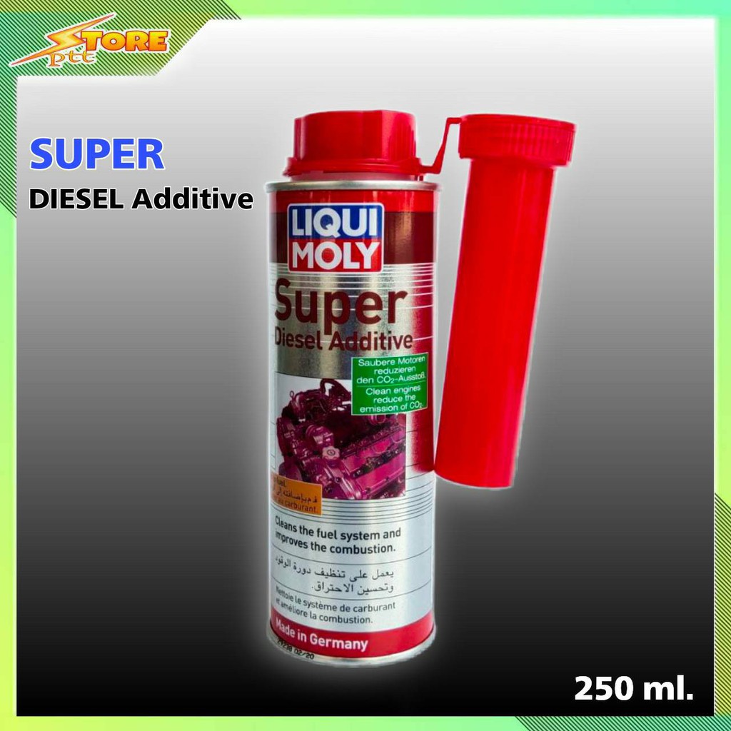 ( ฝาแดง ) น้ำยาล้างหัวฉีดดีเซล LiQUI MOLY Super Diesel Additive ขนาด250ml น้ำยาทำความสะอาดล้าง ...