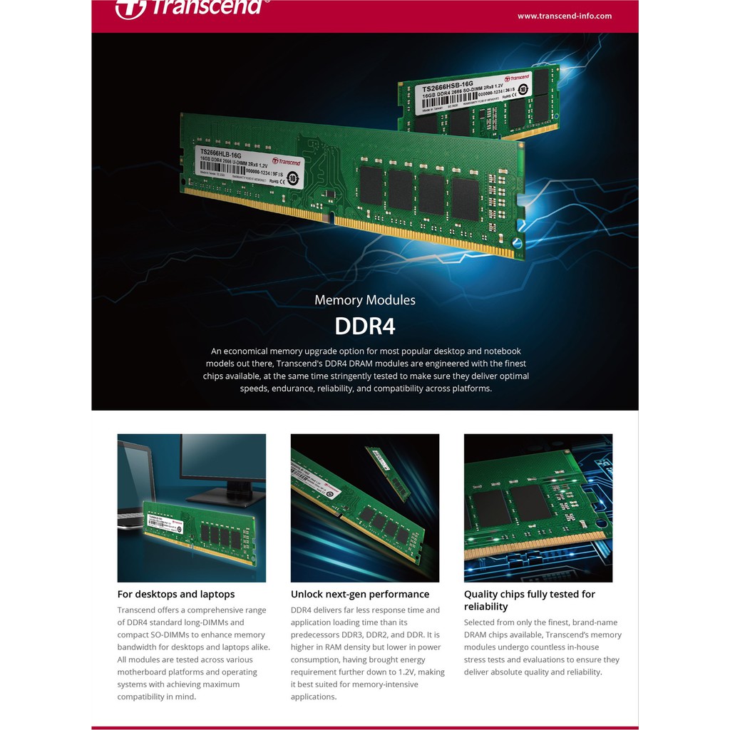 ☞RAM-Memory DDR4-3200 SO-DIMM 8GB : Transcend -Limited Lifetime ...