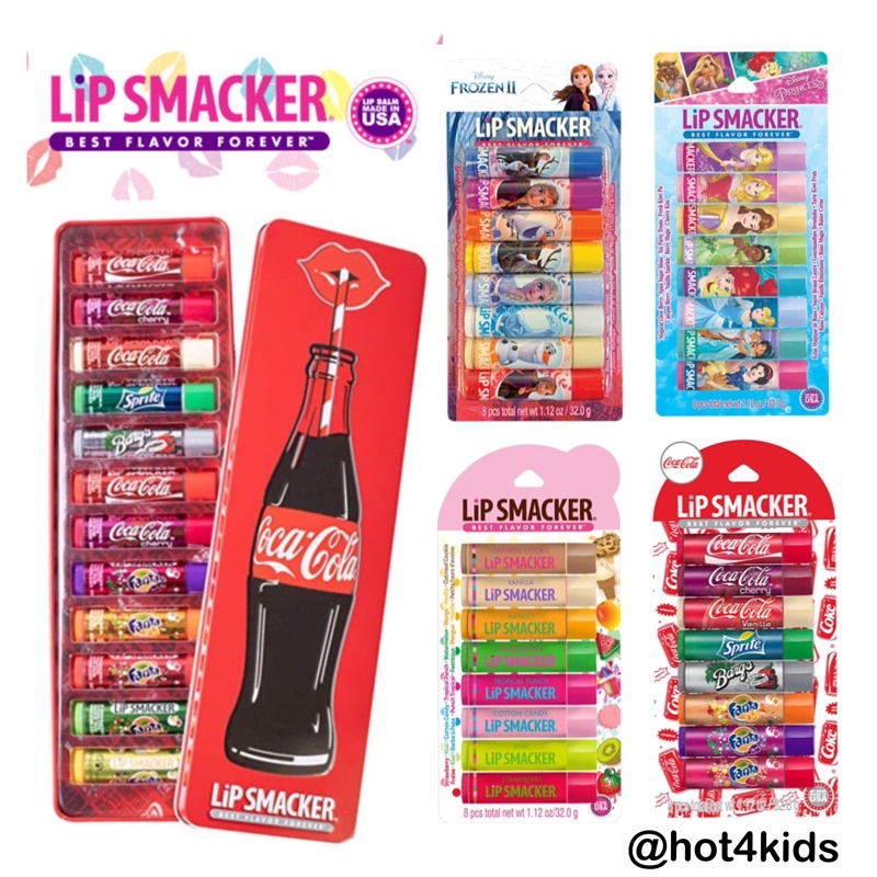 Lip Smacker kids party pack💰จ่ายปลายทางได้ 💵แท้ 💯 | Shopee Thailand