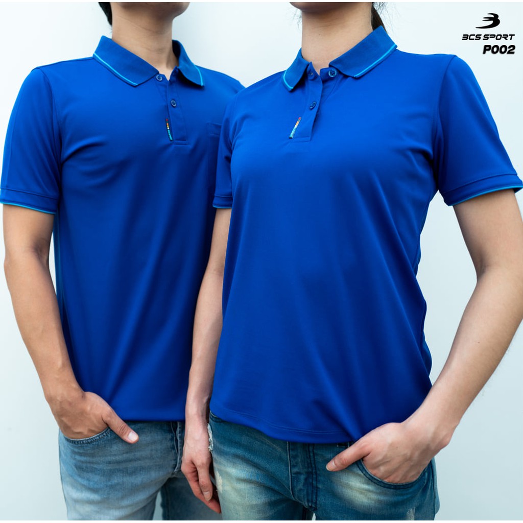 เสื้อโปโลผู้หญิง แบรนด์ BCS Sport P002 | Shopee Thailand