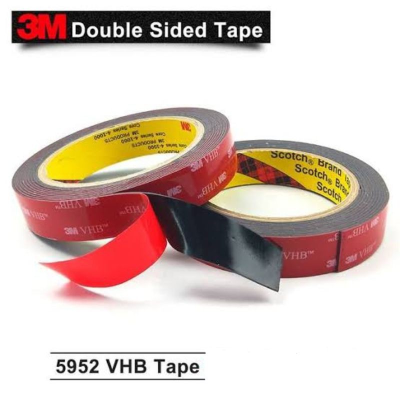 3M 5952 VHB กาวอะคริลิกสีดำ หนา 1.1 mm. ประสิทธิภาพสูง ยึดถาวร รวดเร็ว แข็งแรง ทนทาน ในร่มและ ...