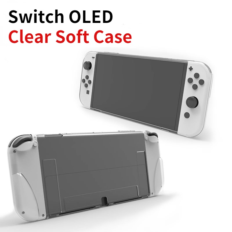เคส TPU ใส กันกระแทก กันรอยขีดข่วน สําหรับ Nintendo Switch OLED HD | Shopee Thailand