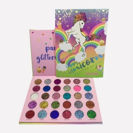 GEAIMEI NO.5030 พาเลทอายแชโดว์ 30 สี กริตเตอร์ ยูนิคอร์น | Shopee Thailand