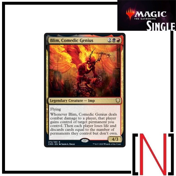[MTG][Single][CMR] Blim, Comedic Genius ระดับ Rare [ภาษาอังกฤษ ...