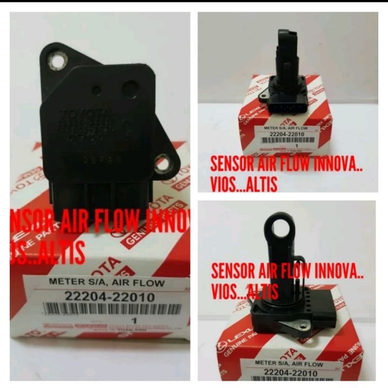 แท้ toyota innova vios altis เซ็นเซอร์การไหลของอากาศ 22204-22010 ...