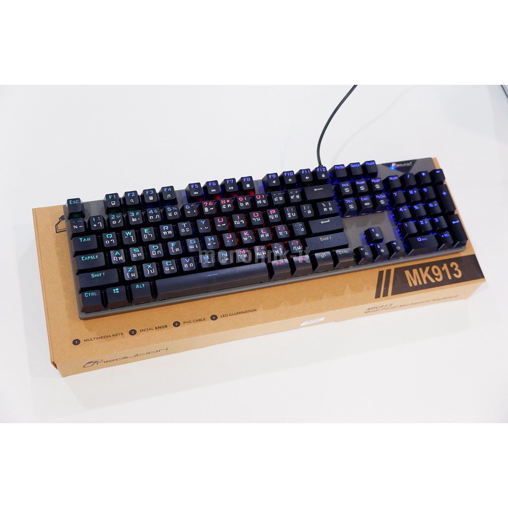Keyboard MK913 Neolution | Metel Panel Mechanical Keyboard | Shopee ...