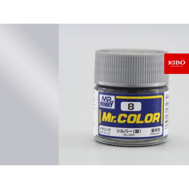 สีสูตรทินเนอร์ mr.color c8 silver ( โครเมียมเงิน ) | Shopee Thailand