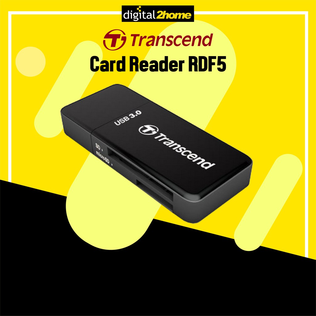 Transcend Card Reader RDF5 อ่านการ์ด | Shopee Thailand