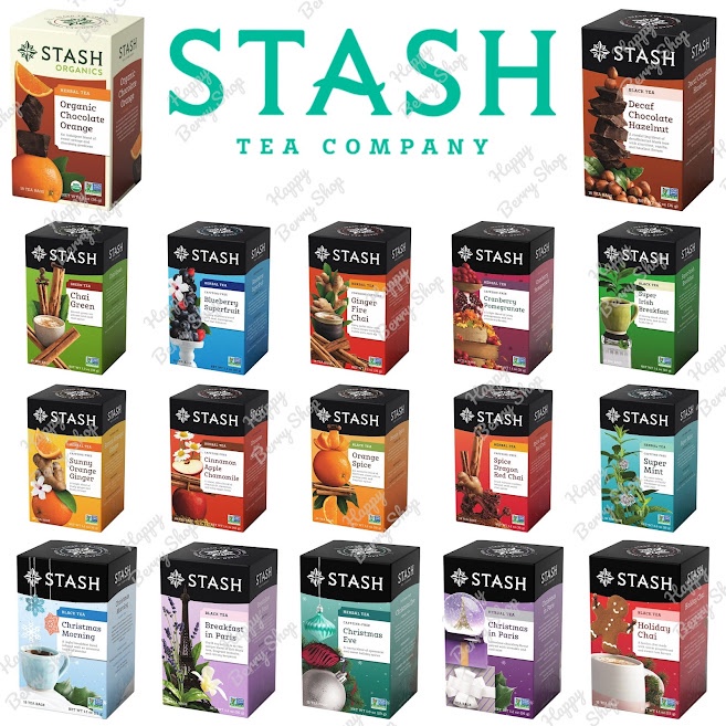 ชา Stash Tea Box แบบกล่อง 🍵ชาอเมริกา 40 รสแปลกใหม่ ชาดำ ชาเขียว ชาผลไม้ ...
